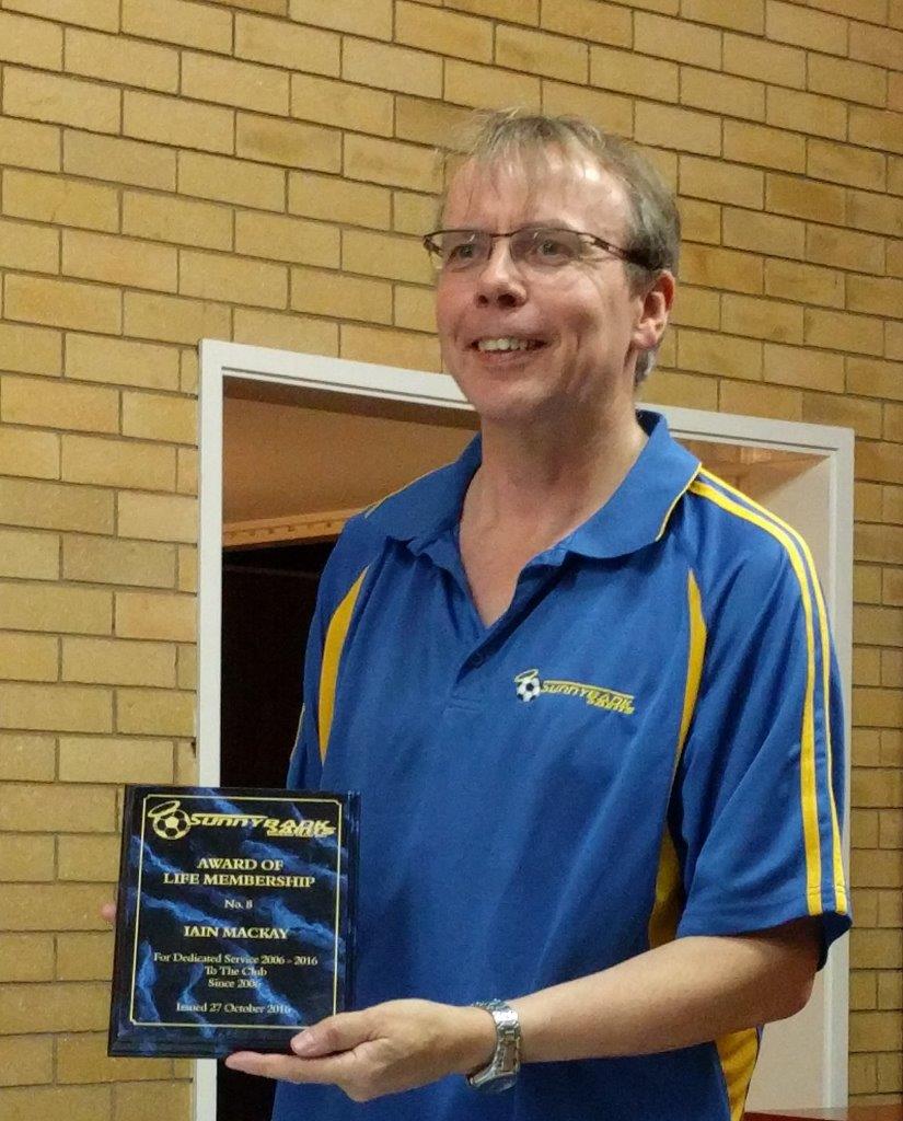 Congratulations to Iain Mackay - life member number 8 - Sunnybank ...